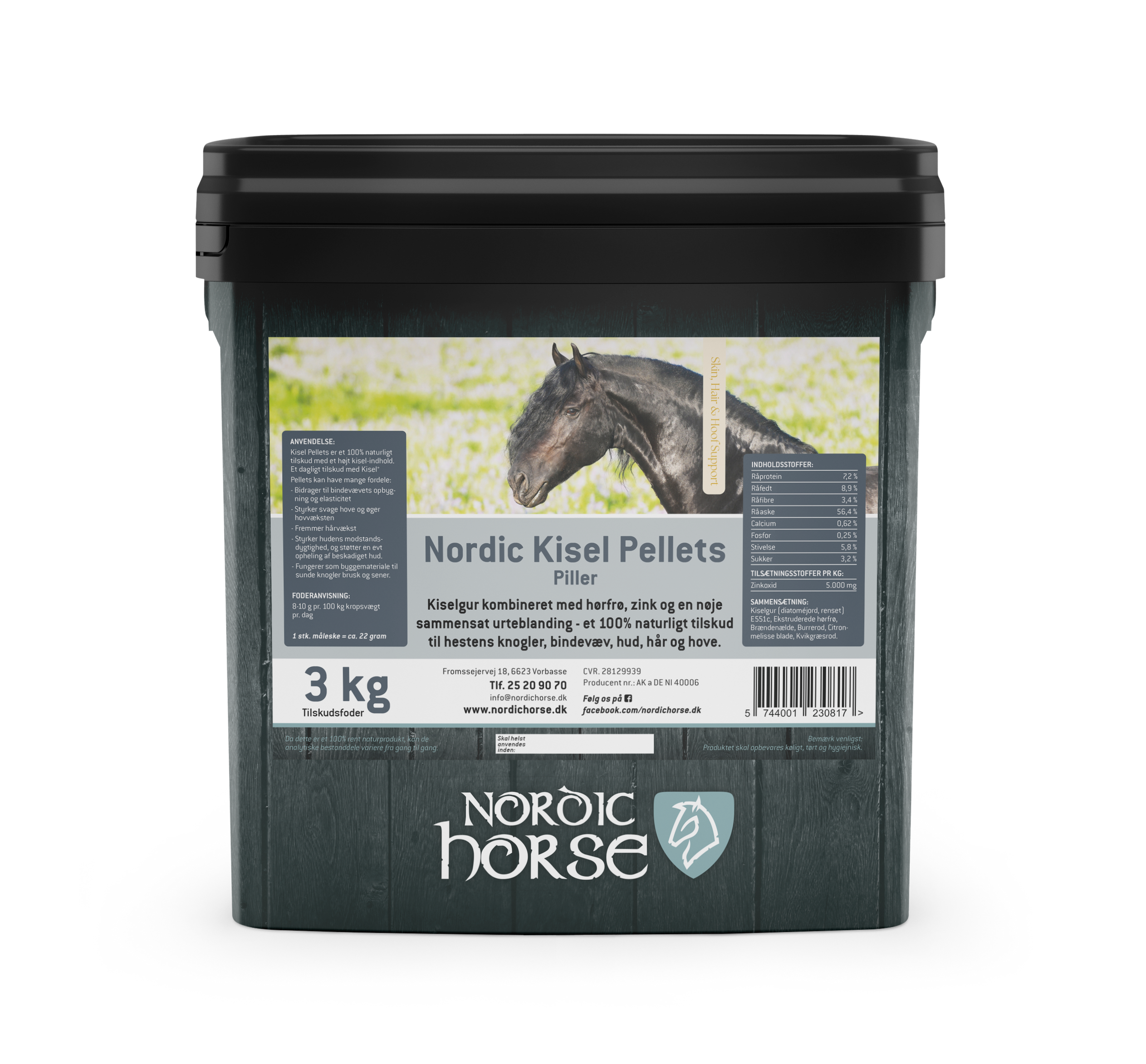 Nordic Kisel Pellets – Tilskud til hove, hud, pels, knogler og bindevæv ...