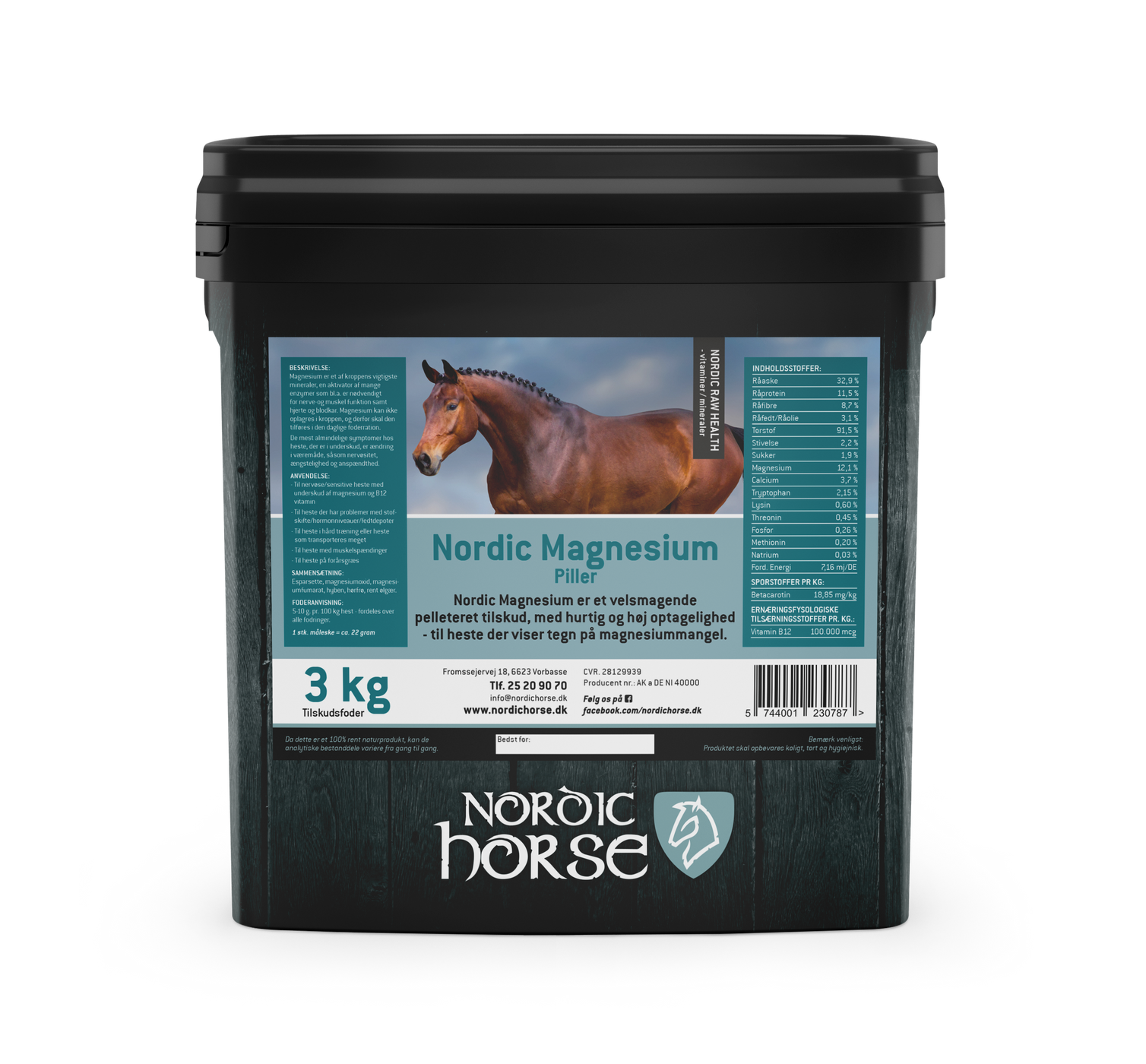 Nordic Magnesium - velsmagende magnesiumtilskud i piller — Nordichorse